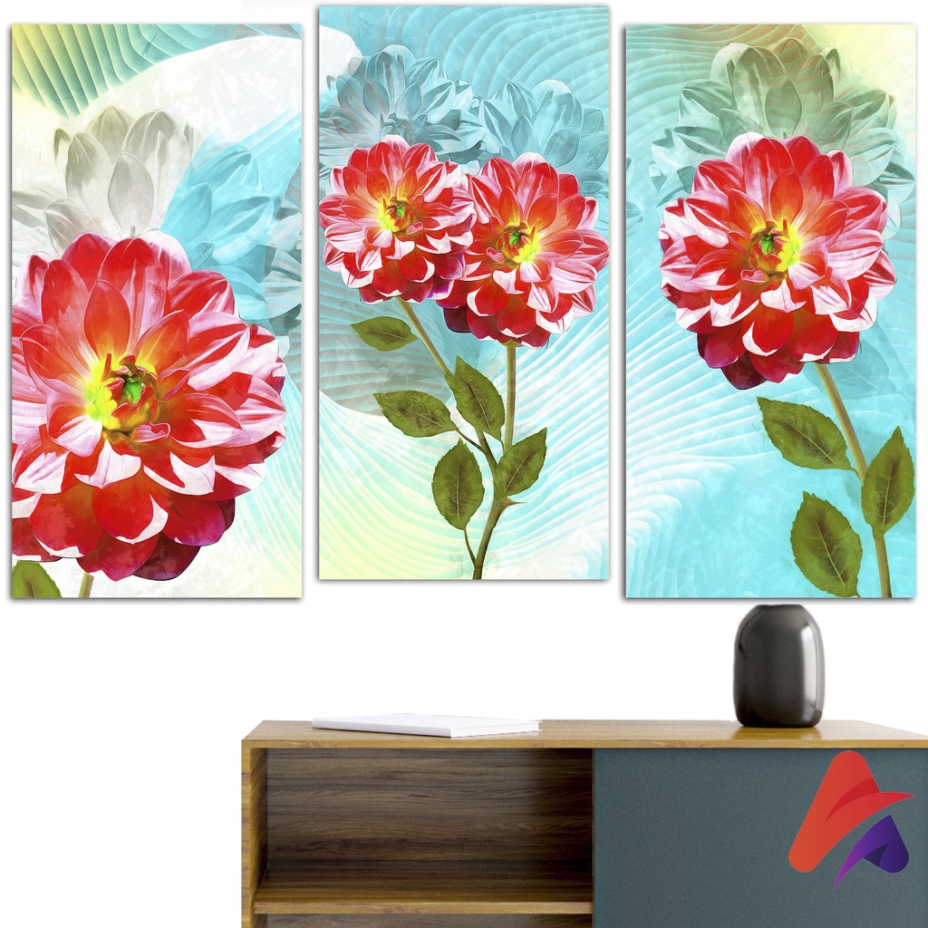 Jual HIASAN DINDING BUNGA REALISTIK AESTHETIC (15X30) WALL DECOR ...