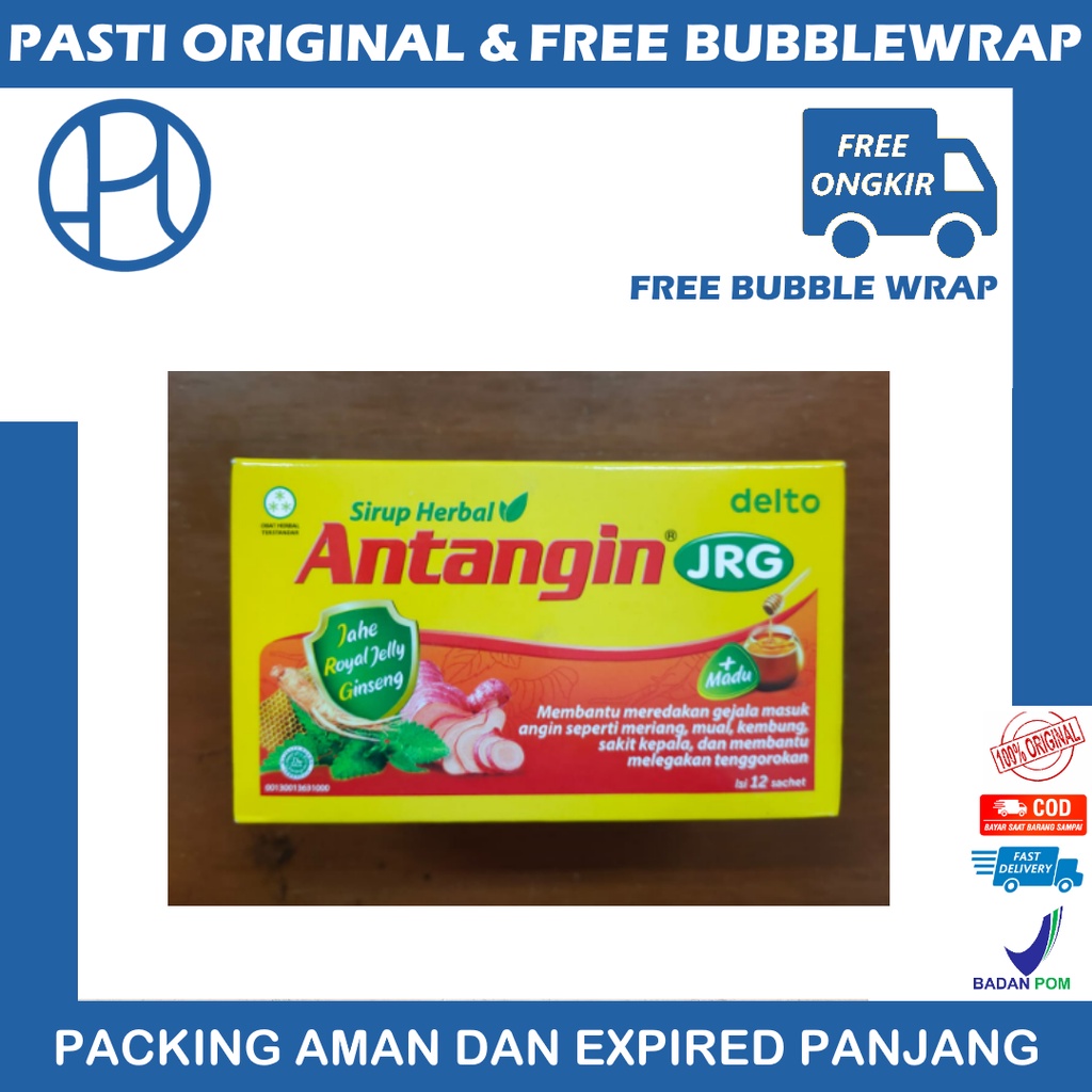 Jual ANTANGIN JRG SYRUP PER BOX ISI 12 SACHET MASUK ANGIN MUAL FLU ...
