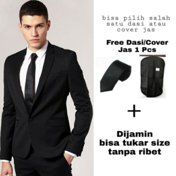 Jual Blazer Pria-Jas Blazer Pria-Jas Blazer Pria Premium Hitam ...
