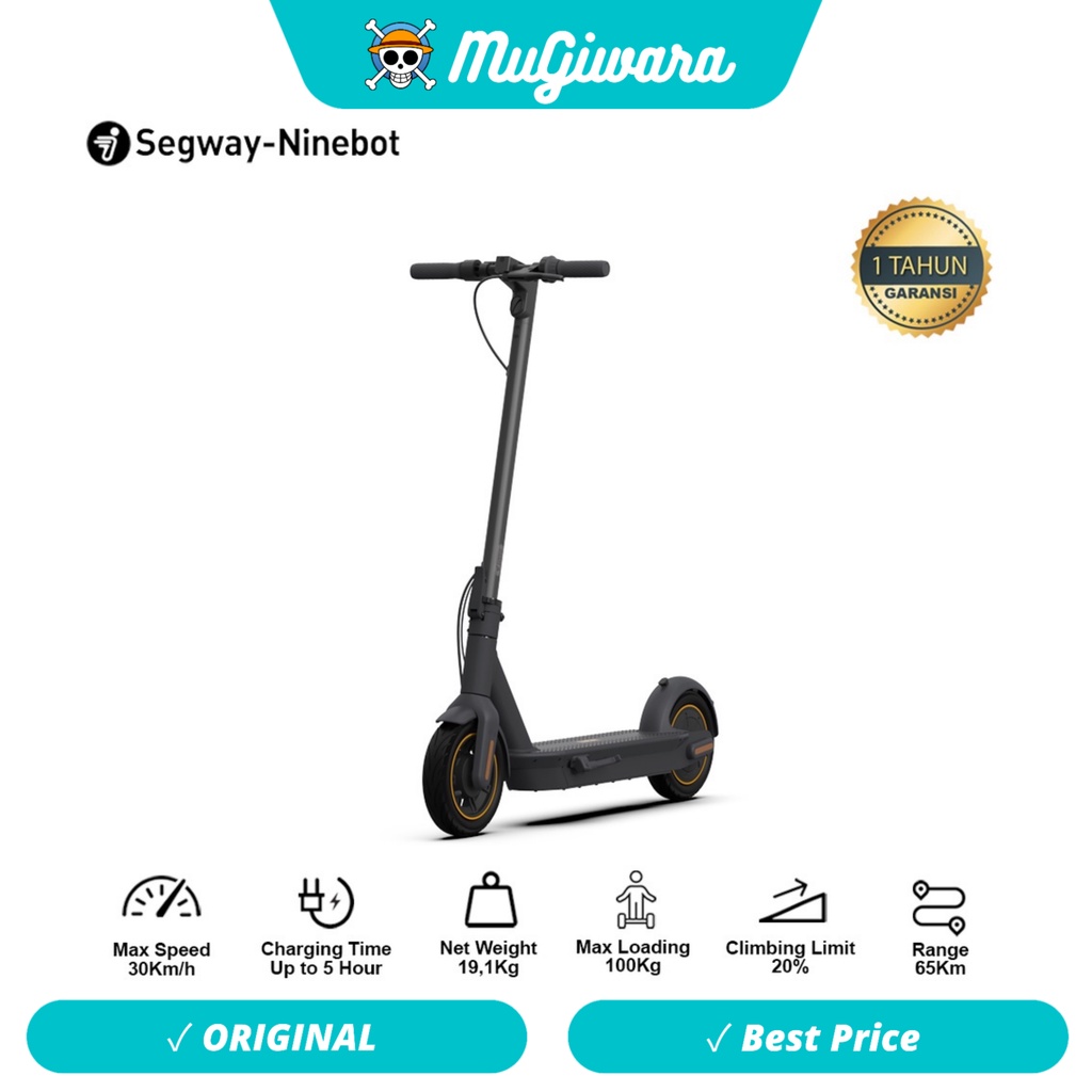 Jual Ninebot Kickscooter MAX G30P Electric Scooter | Shopee Indonesia