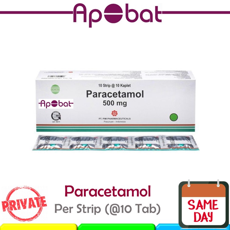 Jual - ApObat - Paracetamol STRIP 10 tablet Parasetamol FM First ...