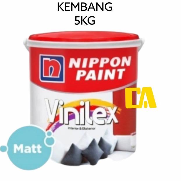 Jual CAT VINILEX KEMBANG 5KG - white 300 | Shopee Indonesia