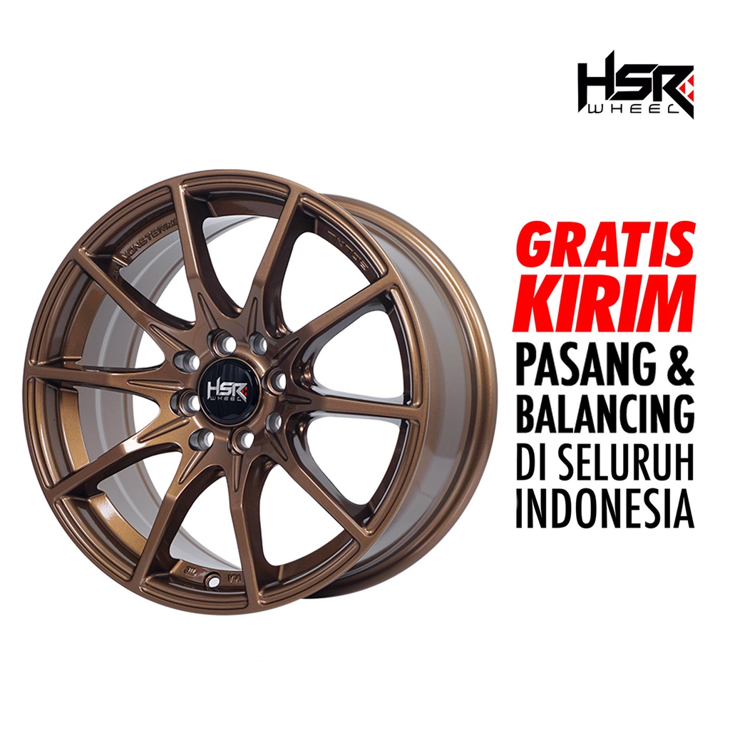 Jual Velg Mobil Ring 16 HSR TX-702 4218 R16X7 PCD H8X100-114,3 ET38 GLOSSY BRONZE | Shopee Indonesia