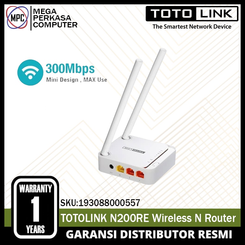 Jual TOTOLINK N200RE 300Mbps Wireless N Router N200RE | Shopee Indonesia