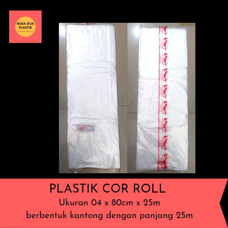 Jual Plastik Cor Plastik Roll 04 x 80cm x 25meter | Shopee Indonesia
