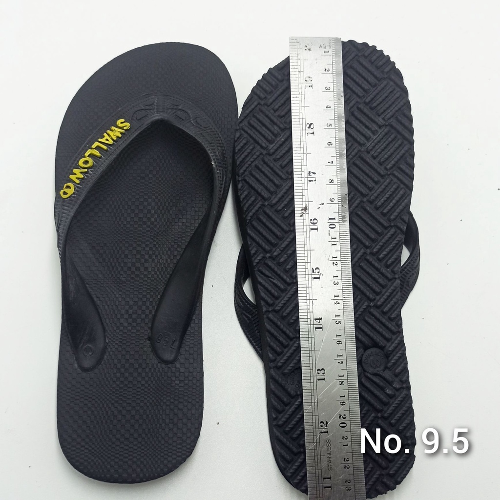 Jual MO1 Sandal Jepit Swallow Besar Black Pearl Unisex Laki Perempuan ...