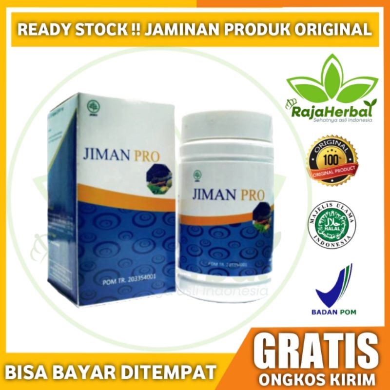 Jual Jiman Pro Asli 100% Original Kapsul Herbal Atasi Stroke, Rematik ...