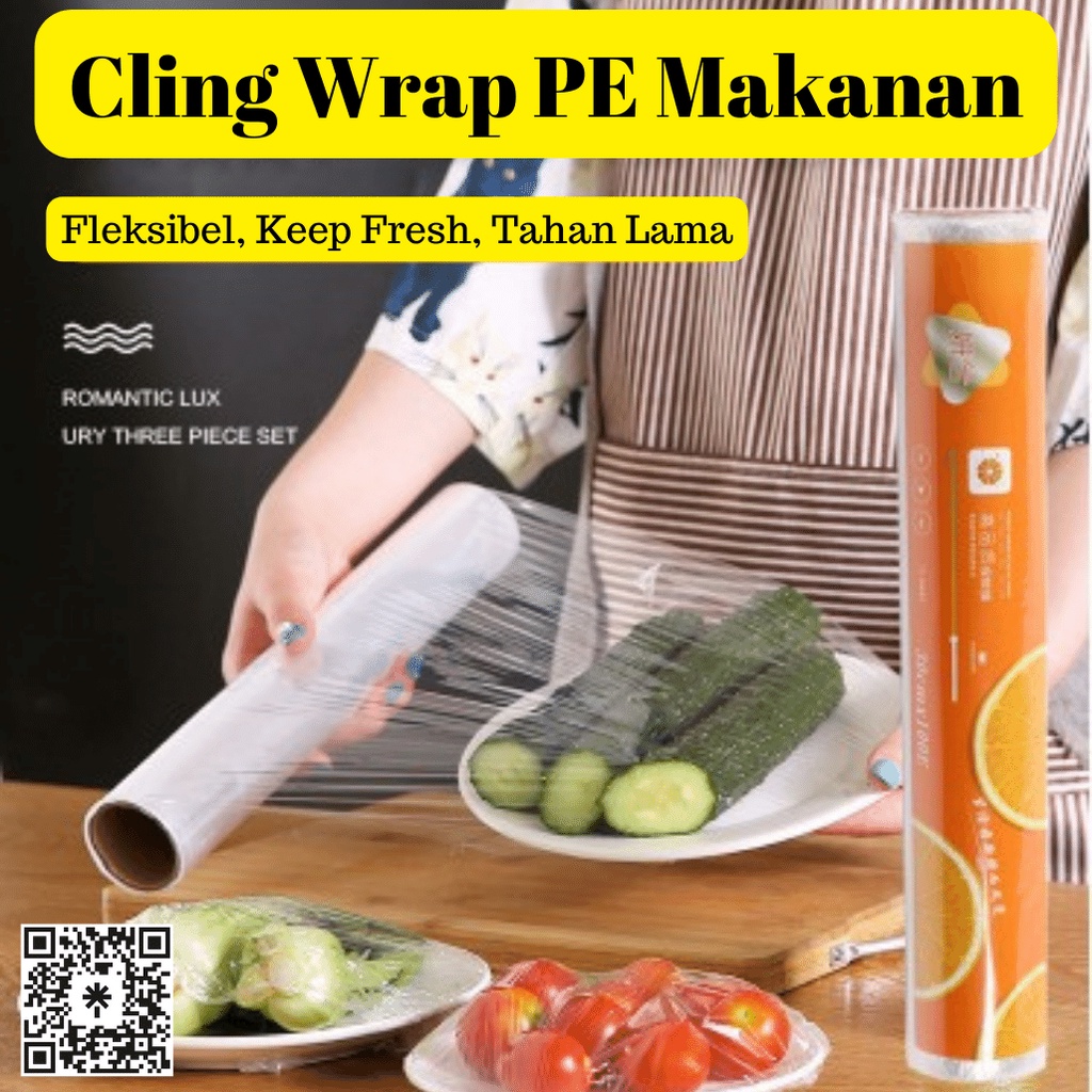 Jual (30 CM X 20 M) YAN XI Plastik Cling Wrap PE Makanan | Shopee Indonesia
