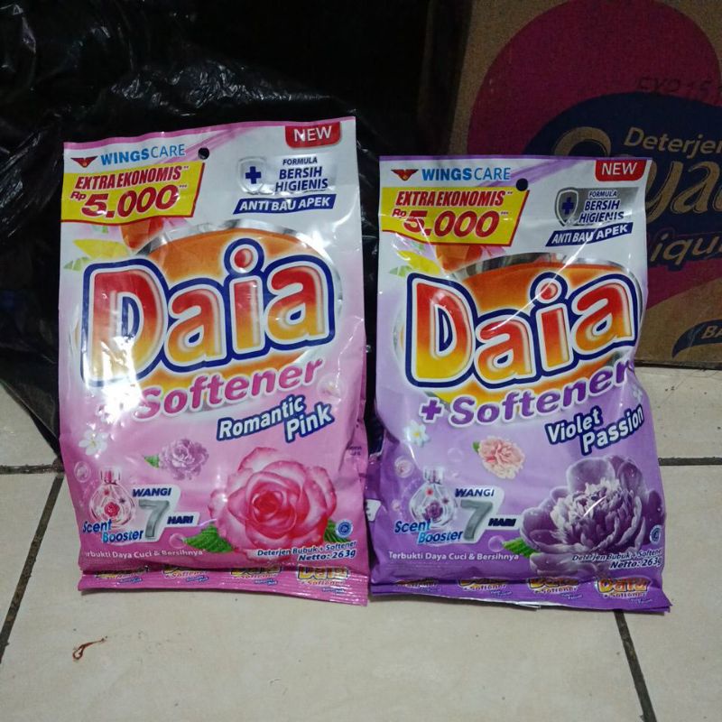Jual DAIA DETERGEN BUBUK 245 GR | Shopee Indonesia