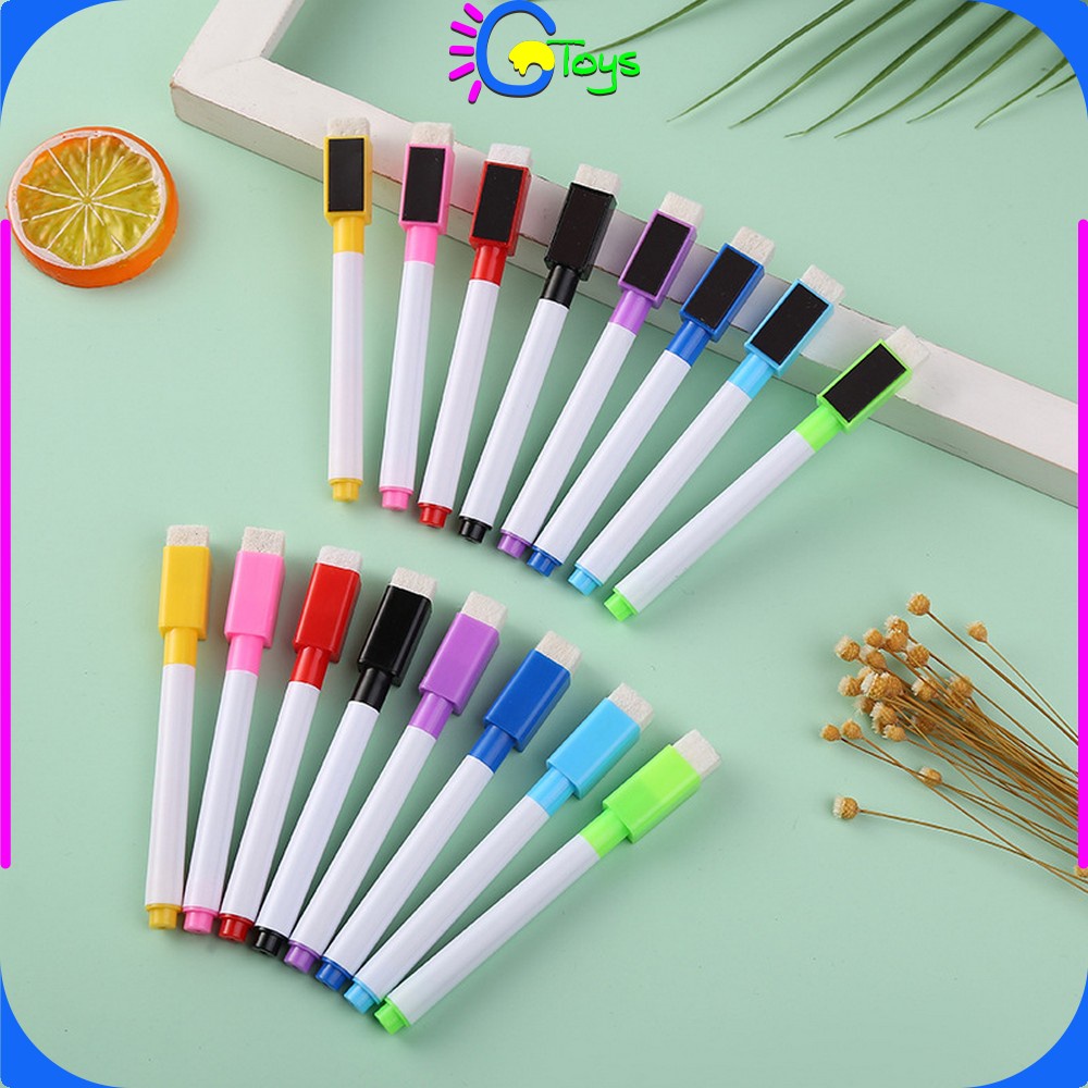 Jual CR-A27 Spidol Mini Magnet Papan Tulis White Board Dengan Penghapus ...