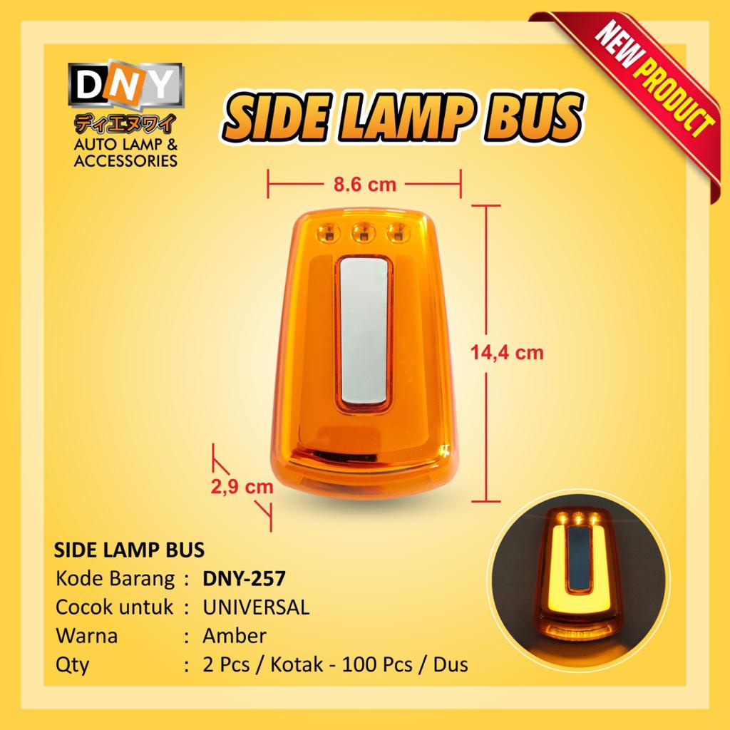 Jual Lampu Samping Bus / side lamp bus / side lamp universal / lampu ...