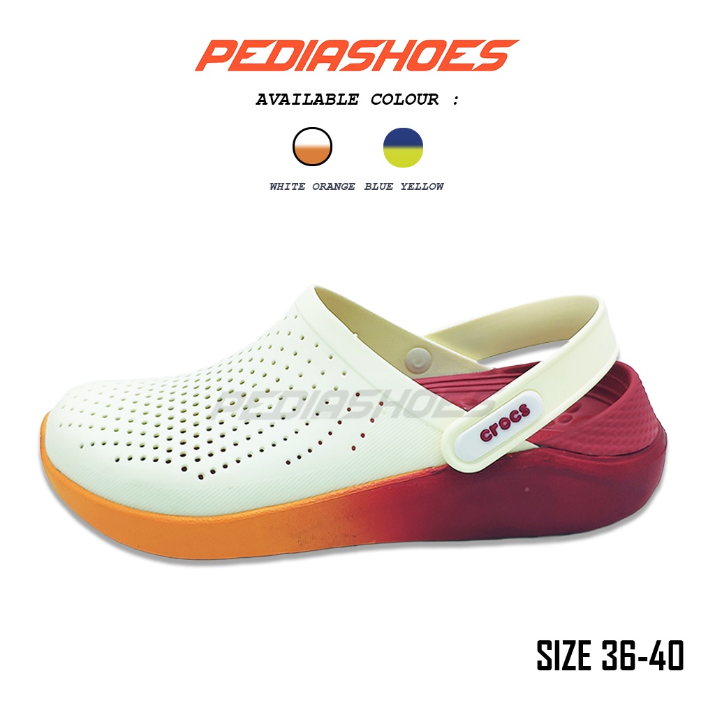 Jual Crocs Literide Clog Gradasi Two Tone Crocs Original Sandal Pria ...
