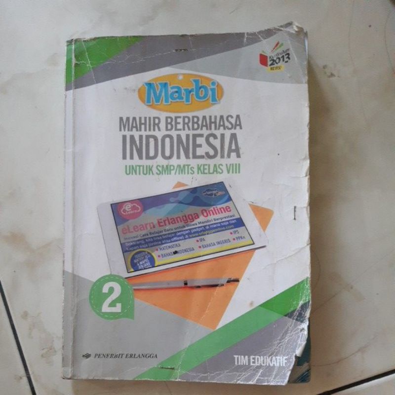 Jual MARBI MAHIR BERBAHASA INDONESIA UNTUK SMP MTS KELAS 8 VIII ...