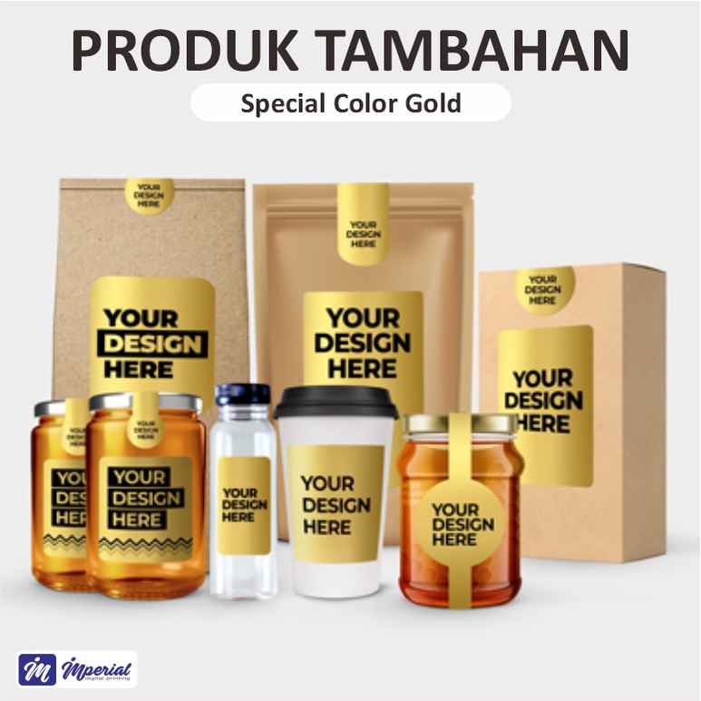 Jual Produk Tambahan Special Color Gold / Spot Color | Shopee Indonesia