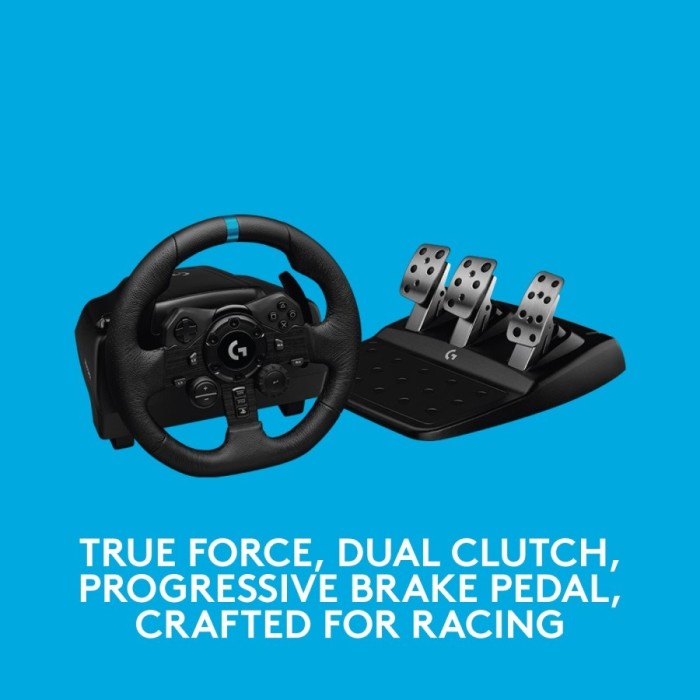 Jual True Force Steering Logitech G923 Wheel and Pedals for PS4 PS5 And ...
