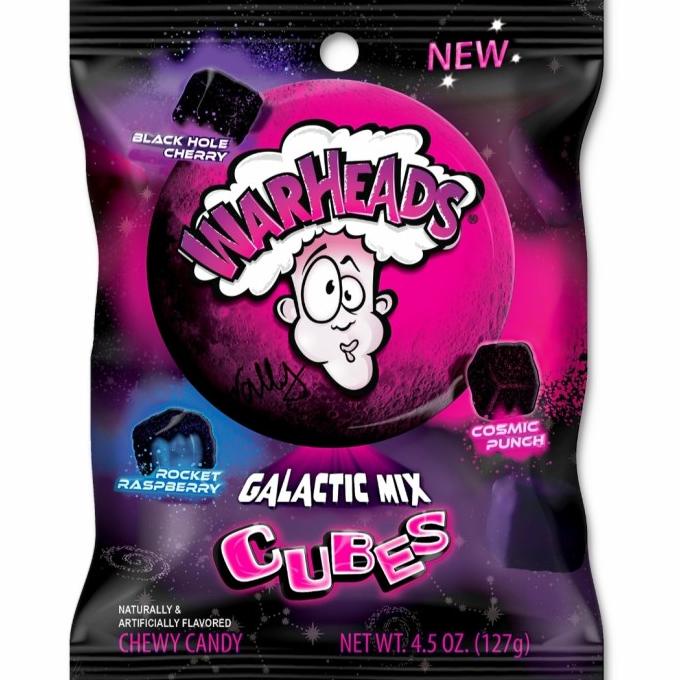 Jual TERLARIS Warheads Galactic Chewy Cubes Sour Candy Mix Flavor Permen Asam USA /PERMEN LUNAK ...