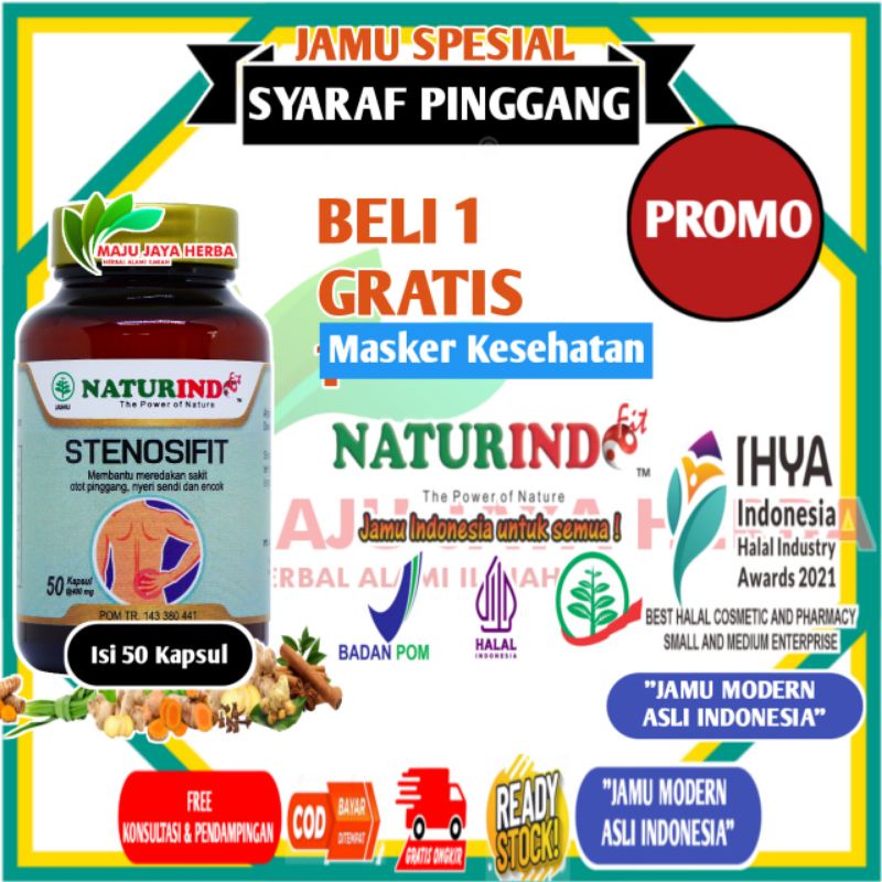 Jual Obat Encok Nyeri Sakit Pinggang Herbal Saraf Kejepit Flu Tulang ...