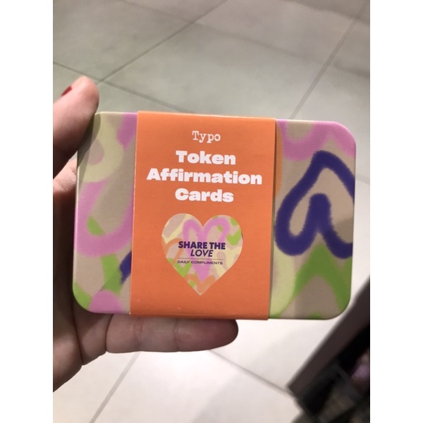 Jual Typo Token Affirmation Card Cards Kartu Afirmasi Original Mini ...