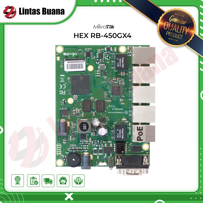Jual Wtb004 Mikrotik Router Rb450Gx4 Original | Shopee Indonesia