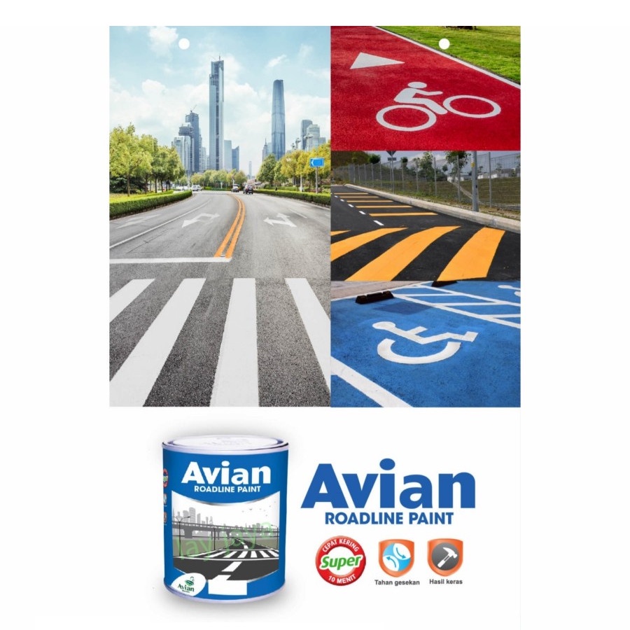 Jual AVIAN Cat Jalan / Roadline RT 10 Black/Hitam 1kg | Shopee Indonesia