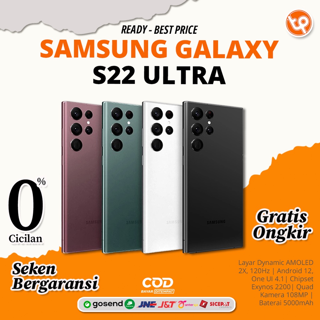 Jual Samsung S22 Ultra 5G 12/256gb 12/512Gb Fullset Resmi Sein Bekas Second | Shopee Indonesia