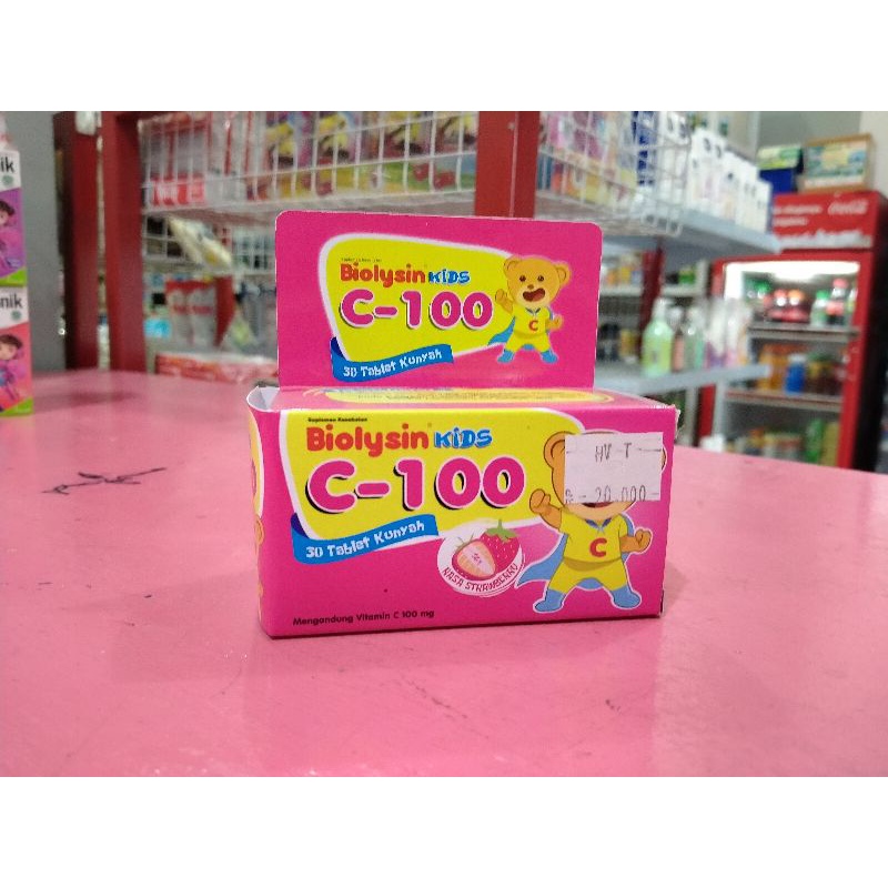 Jual Biolysin Kids c 100 isi 30 tab | Shopee Indonesia