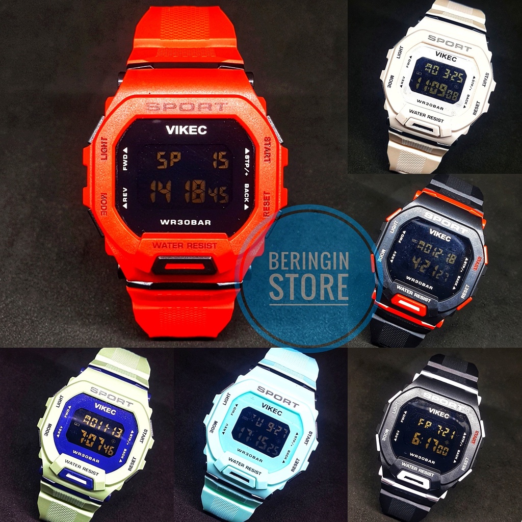 Jual JAM TANGAN DIGITAL PRIA WANITA VIKEC ORIGINAL - WATERPROOF ...