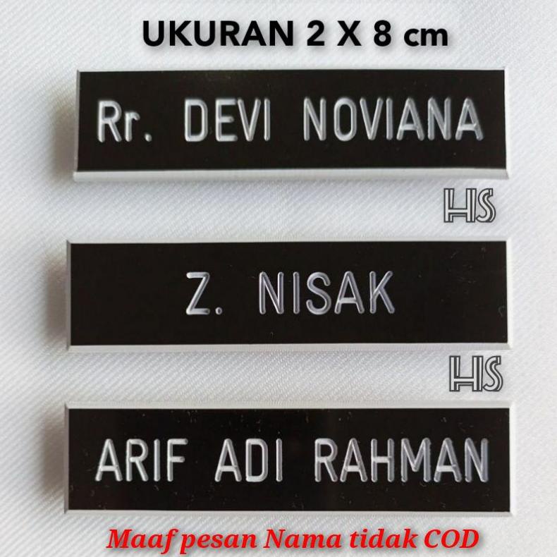 Jual PRODUK- PAPAN NAMA DADA GRAFIR PAPAN NAMA UKIR NAME TAG PEGAWAI ...