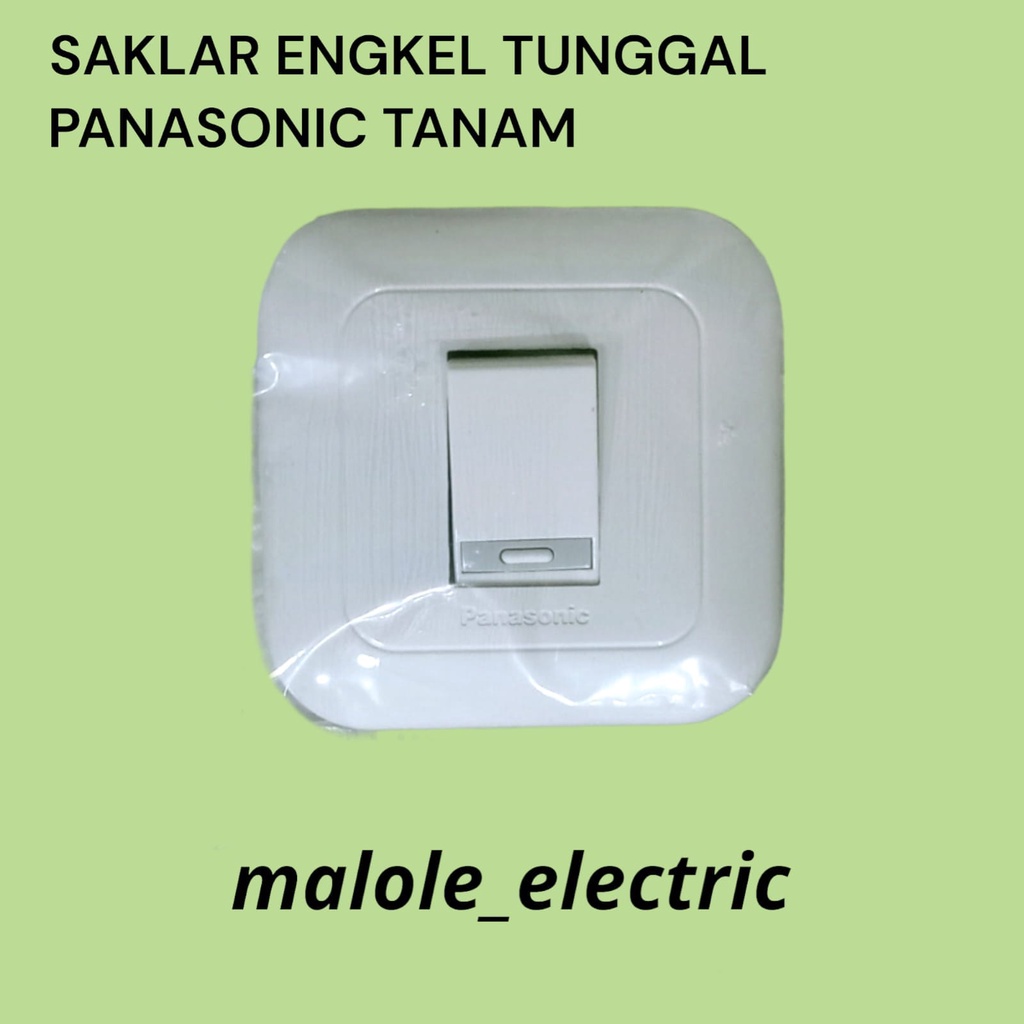 Jual Saklar Engkel Panasonic Tanam / Saklar Tunggal / Single Switch ...