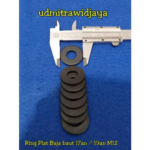Jual Ring plat baja tebal baut 17 19 washer plate baja grade 8.8 ring ...