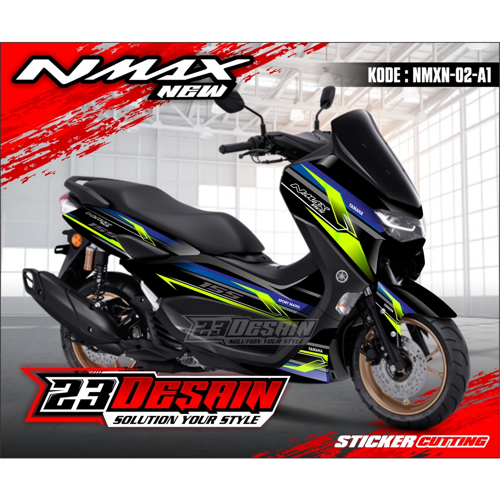 Jual DECAL NMAX 2020 2021 2022 NEW - STIKER FULL BLOK NMAX 2020 2021 ...