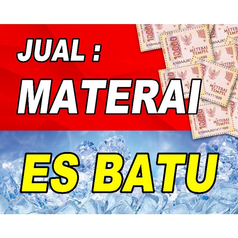 Jual Spanduk Jual Matrai Ukuran 100cmx100cm | Shopee Indonesia