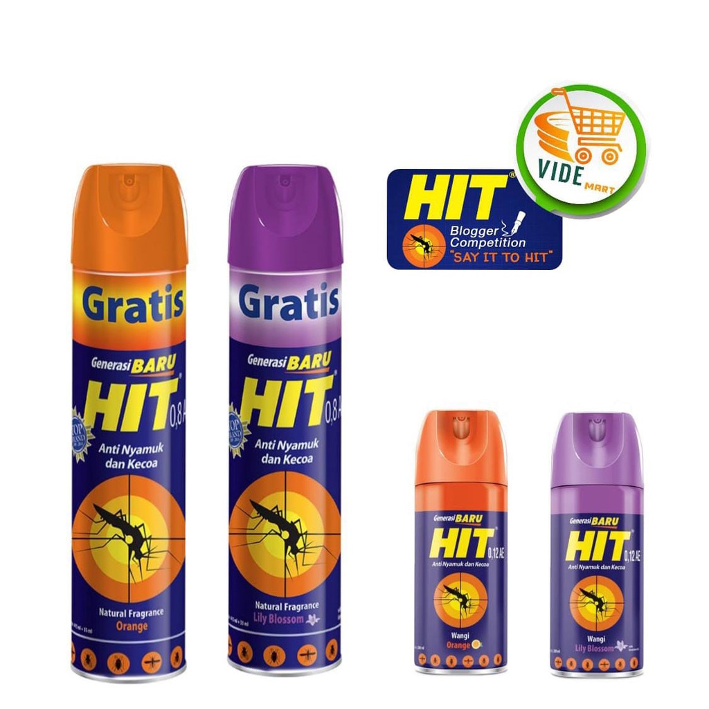 Jual HIT Aerosol Obat Anti Nyamuk 415ml | Shopee Indonesia