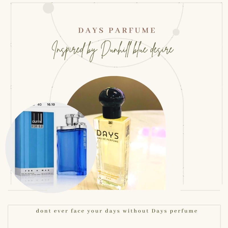 Jual [Days parfum] Dunhill blue desire(recomended) | Shopee Indonesia