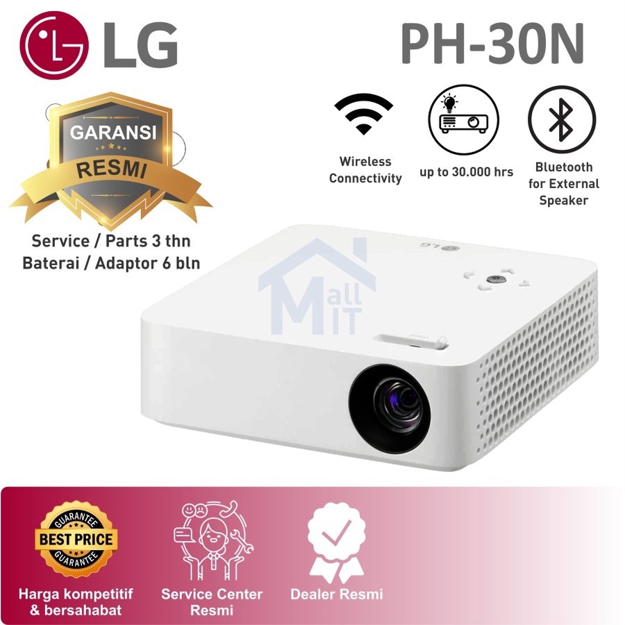 Jual Proyektor Mini LG Minibeam PH-30N PH30N PH30 PH 30 N 30N WIRELESS ...