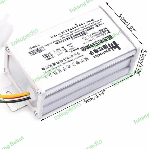 Jual Step Down reducer dc 36v - 72v to 12v sepeda - listrik ebike molis ...