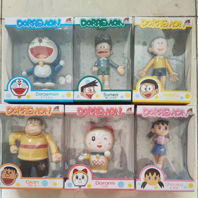 Jual Doraemon figure set suneo Nobita Shizuka Gian dorami | Shopee Indonesia