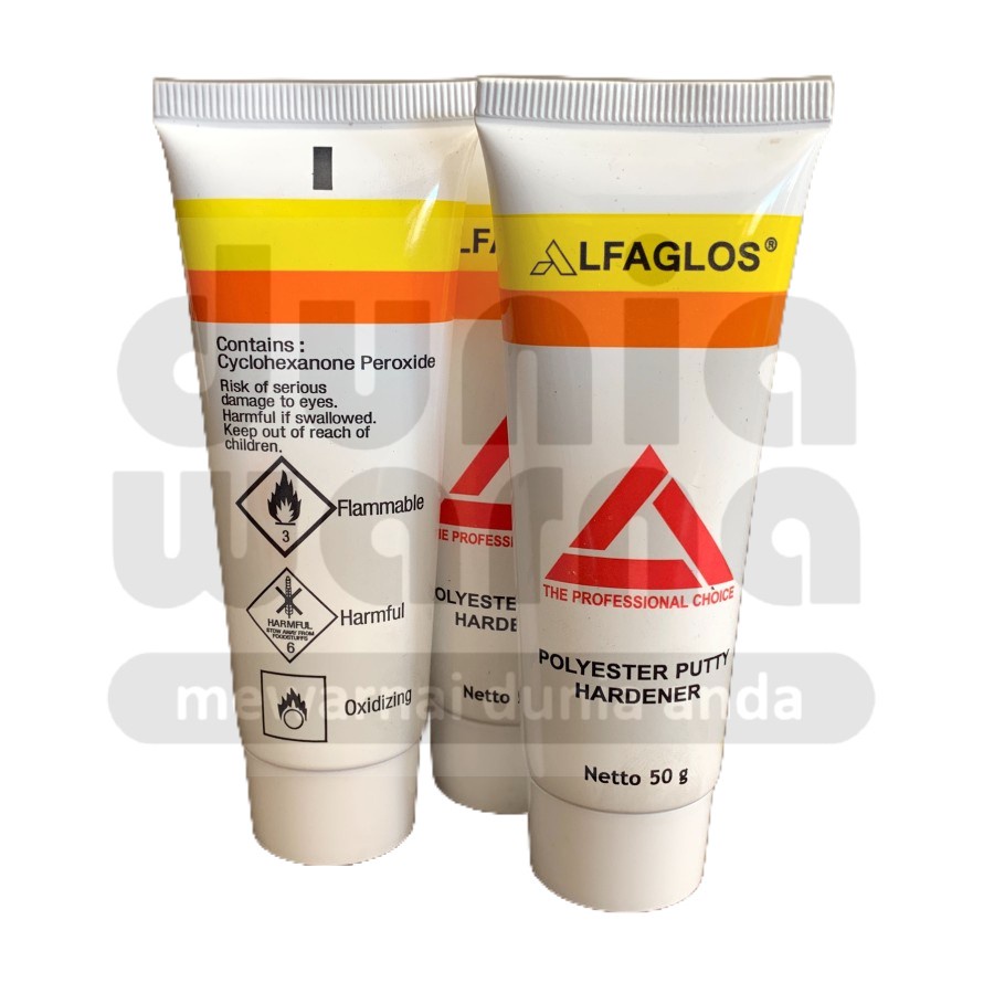 Jual Hardener/Pengeras/Obat Dempul Alfa/Tanuri Kemasan 50 Gram/Gram+ ...