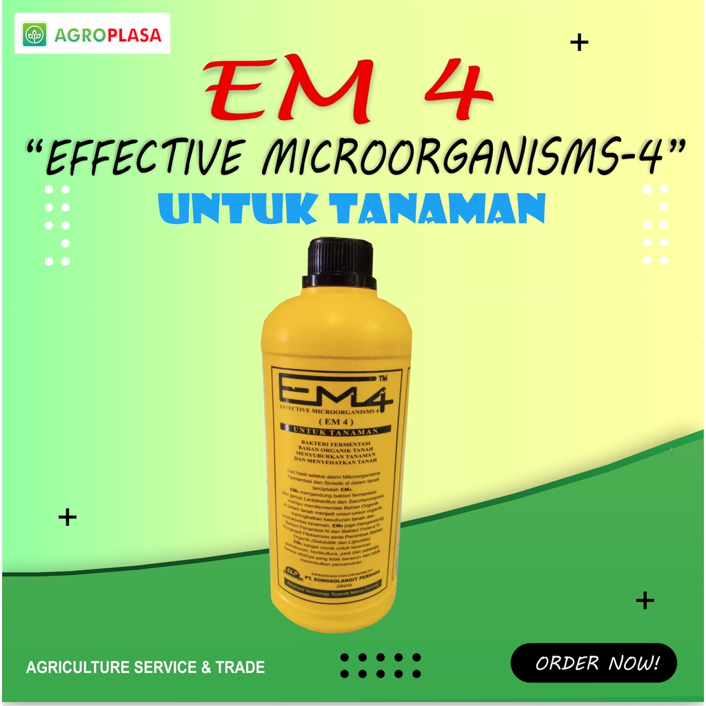 Jual Pupuk Organik Em4 Pertanian Untuk Tanaman Isi 1 Liter | Shopee ...