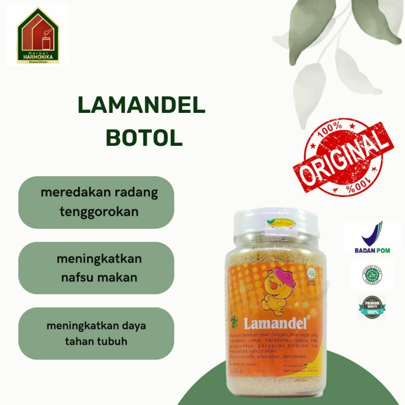 Jual LAMANDEL BOTOL 100% ORIGINAL | Shopee Indonesia