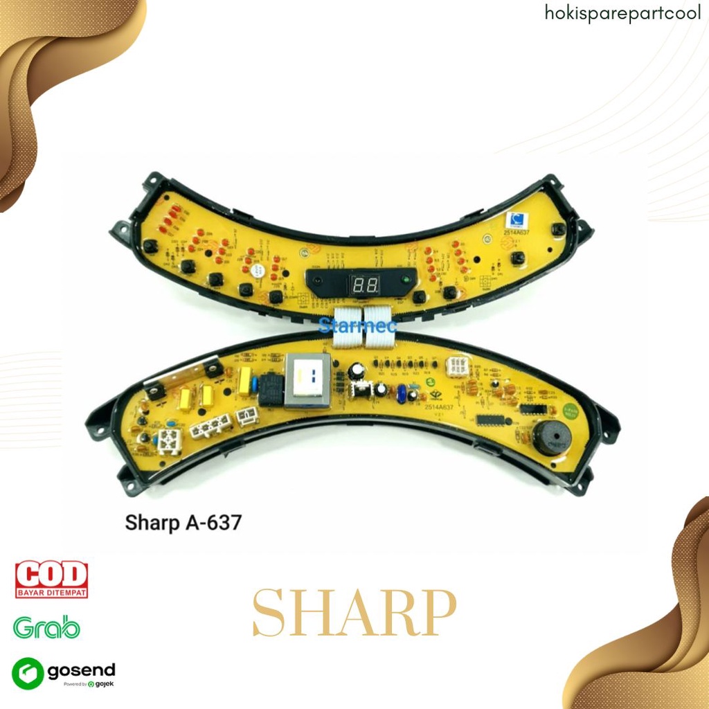 Jual MODUL PCB MESIN CUCI SHARP ES-N75FY ES-N75KY ES-N85KY A637 | Shopee Indonesia
