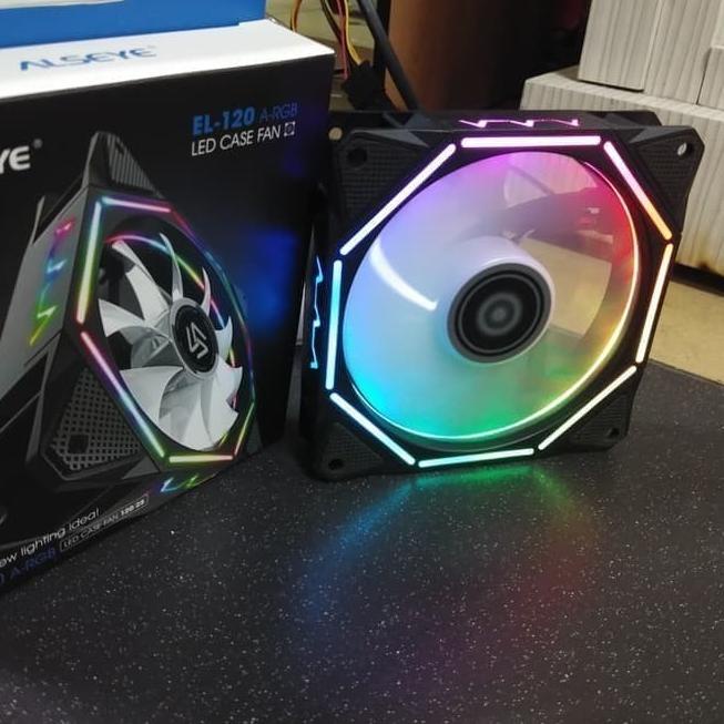 Jual Alseye Pentagon 12cm Fan Casing LED Auto RGB Fan Case Pentagon RGB ...