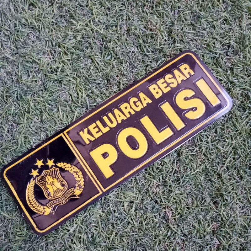 Jual stiker embos POLISI/keluarga besar POLISI | Shopee Indonesia