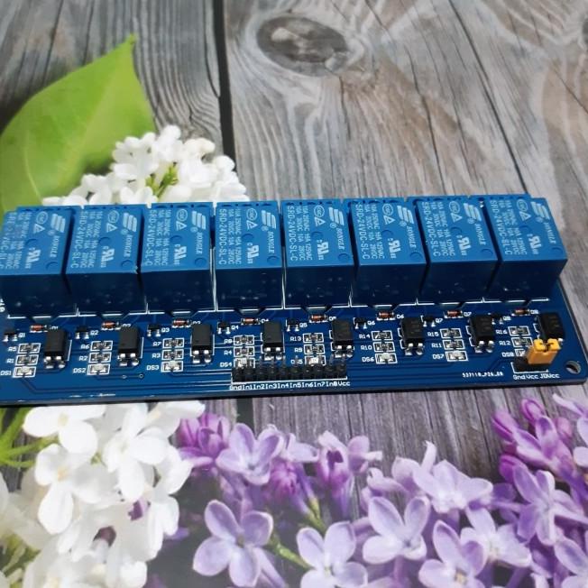 Jual Relay Module 8 Ch 24V DC Low Level Trigger +Optocoupler High ...
