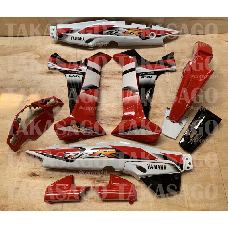 Jual Cover Body Fizr F1zr Sporty Merah Putih Full Set Halus Cover Bodi ...