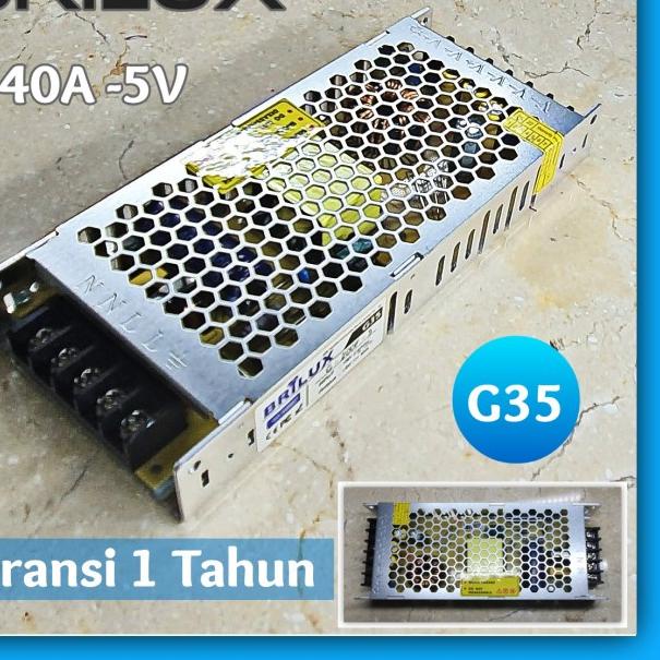 Jual Power Supply 40A 5V Running Text Switching 40 Ampere 5Volt ...