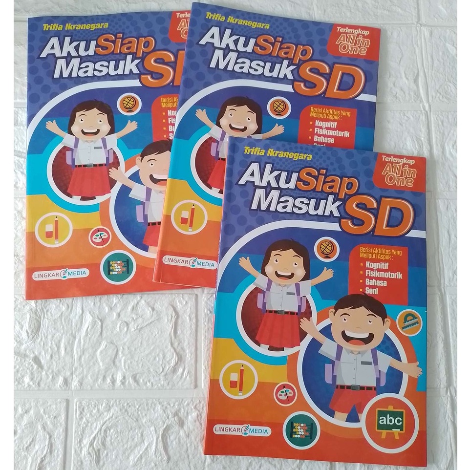Jual BUKU ANAK - AKU SIAP MASUK SD TERLENGKAP FULL COLOR - BUKU ...