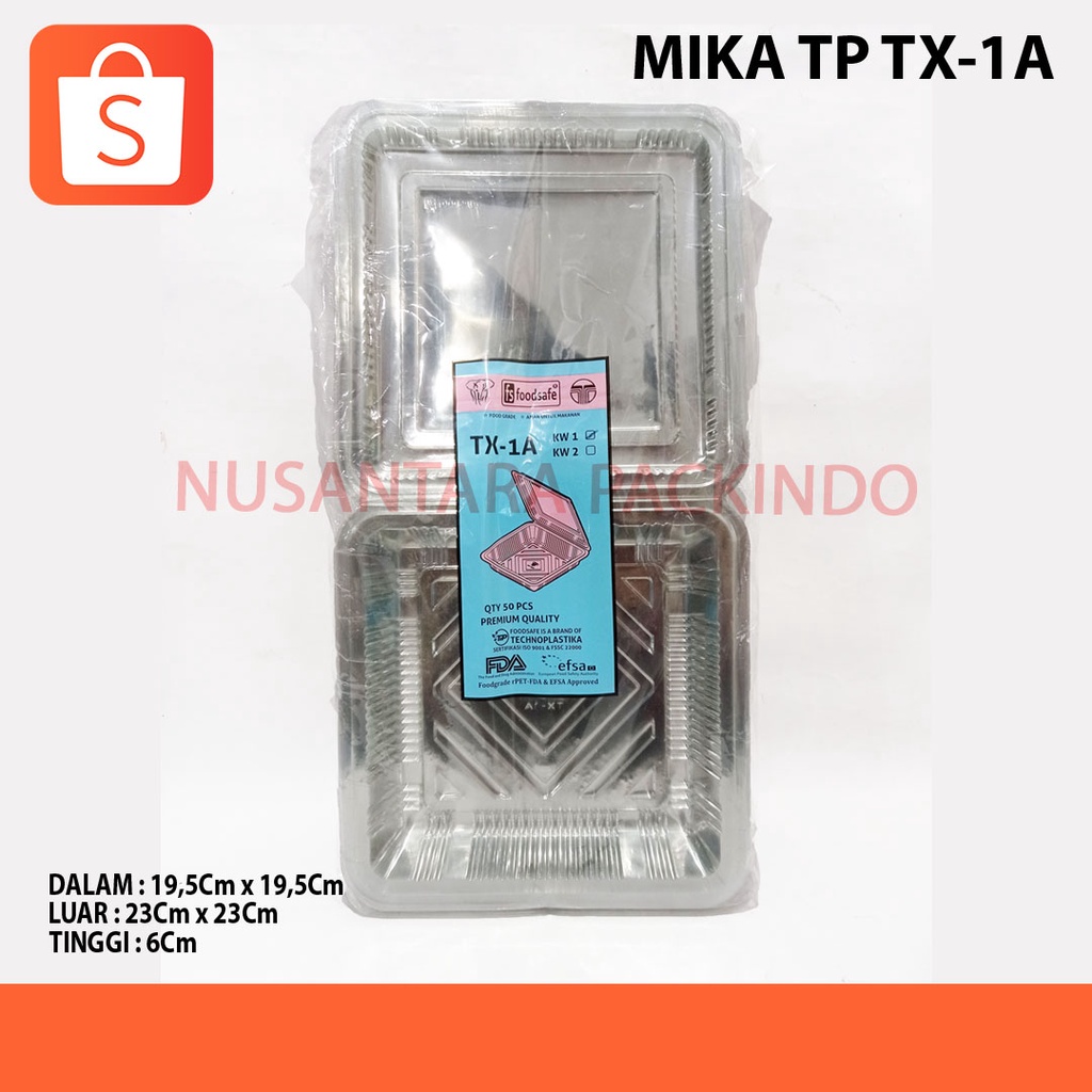 Jual Mika Tp Tx 1a Technoplastika / Mika Kue (50 Pcs) | Shopee Indonesia