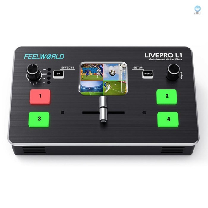 Jual Sound Card Feelworld Livepro L1 Multi-Format Video Mixer 4 Hdmi ...