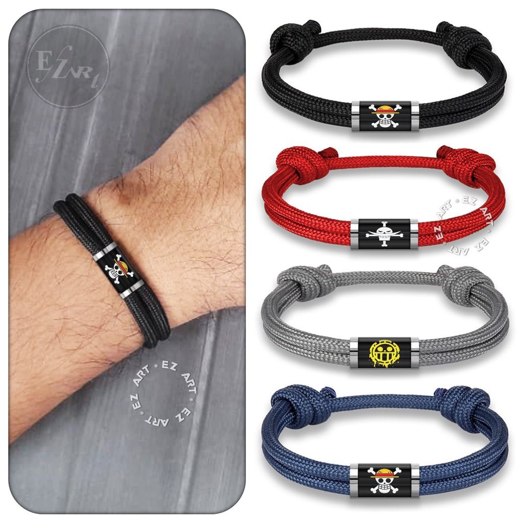 Jual [EZArt] GELANG ANIME SIMBOL LOGO ONE PIECE HEART PIRATES MODEL ...